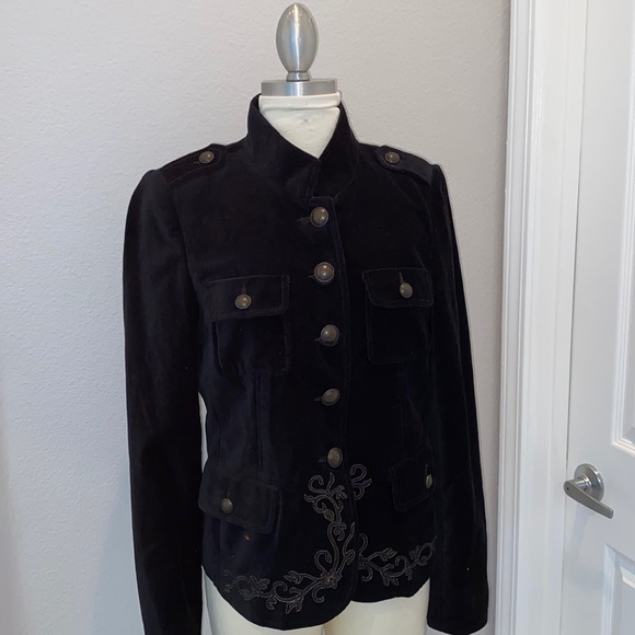 White Crow | Jackets & Coats | Nwt White Crow Velvet Jacket Twist Of ...